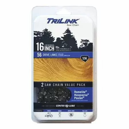 Trilink Saw Chain 2-pack Replacement Low Kickback Saw Chain 16 ...