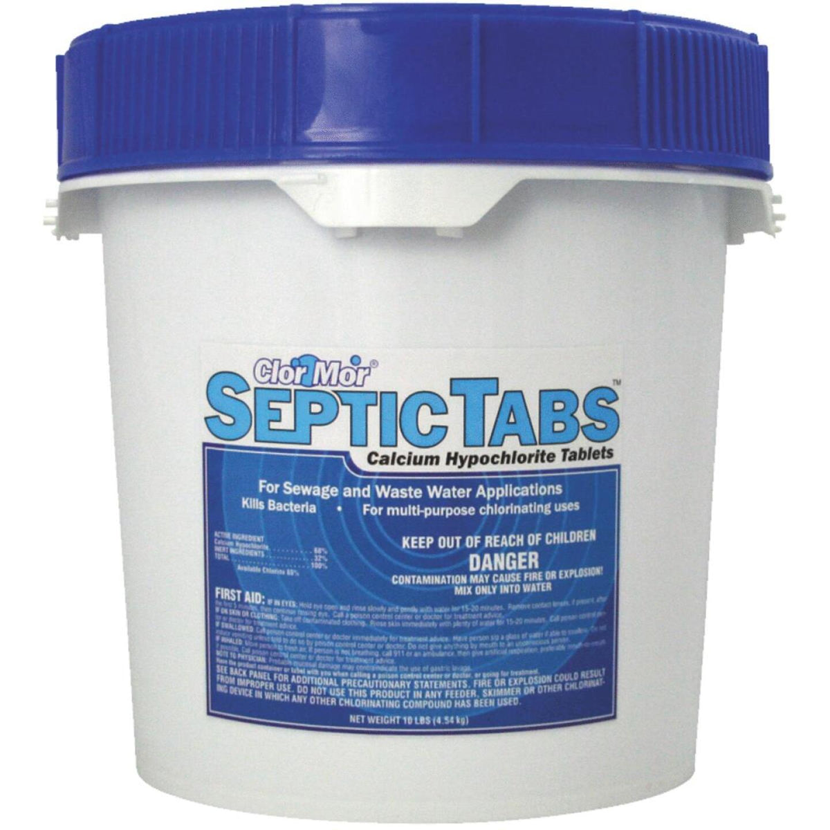 Chlor Mor Septic Tabs 10 Lb. Chlorine Tablet - Pontotoc, MS - Moore's ...